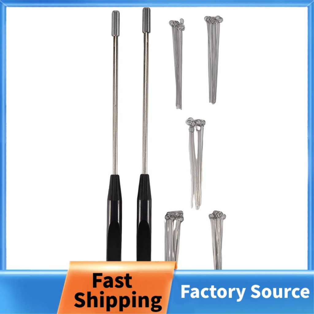 2PCS Reusable Inoculating Loop Holders 50 ชิ้น 10UL Nichrome เข็มเคล็ด ...