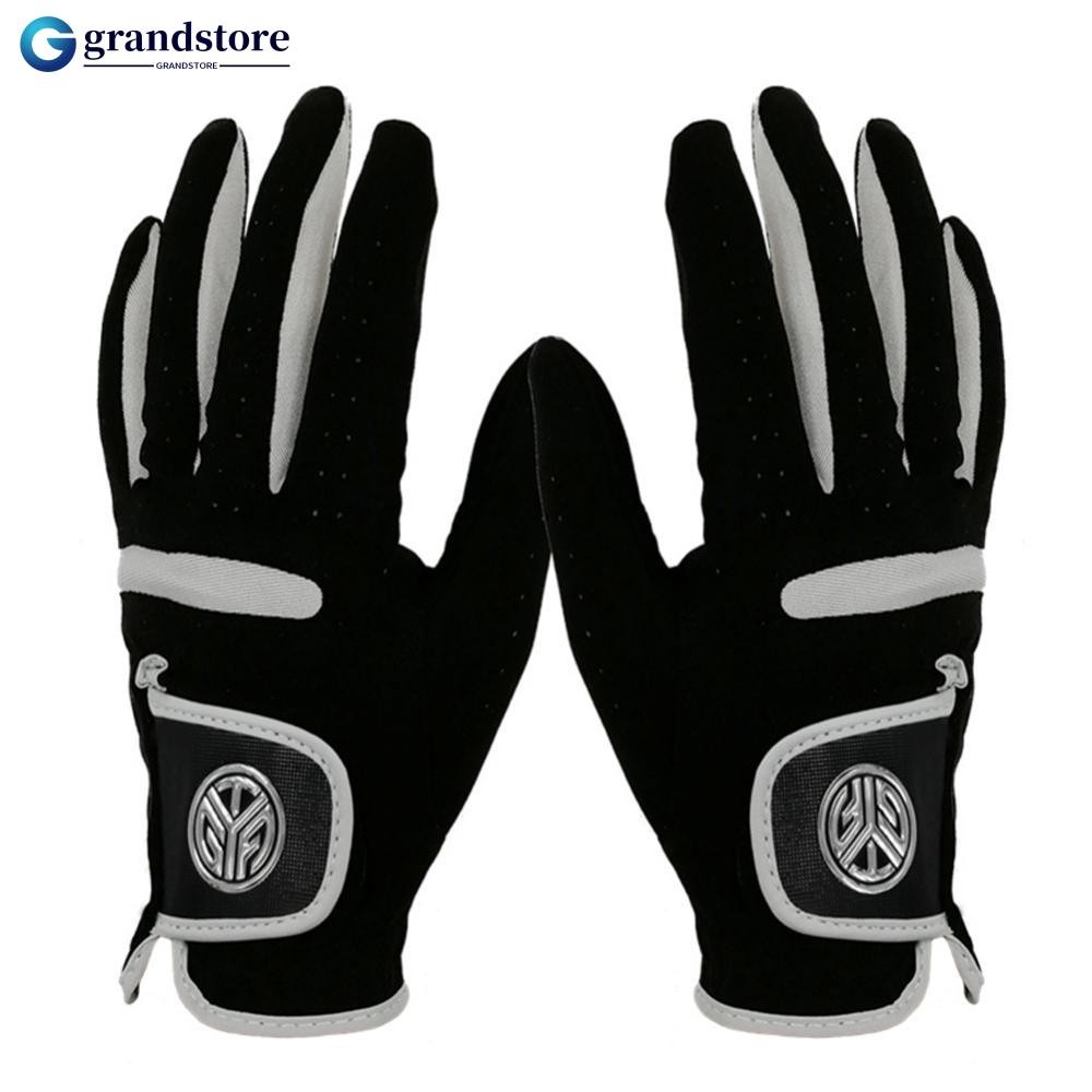 Grandstore 1PC ผู้ชายกอล์ฟถุงมือผ้าไมโครไฟเบอร์ Breathable ทนต่อการสึก ...