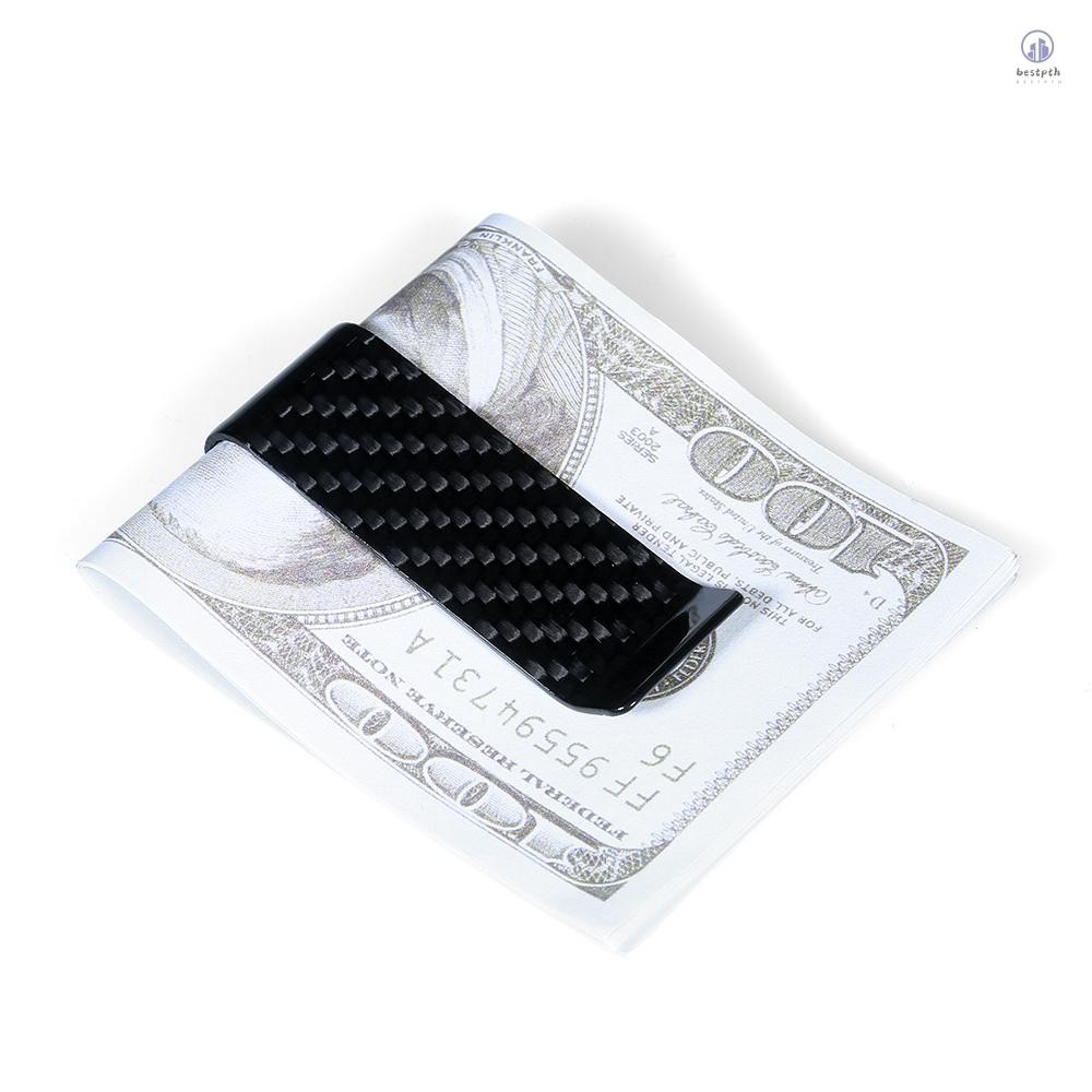 Carbon Fiber Money Clip Classic Design Slim Card Holder Super Handy ...