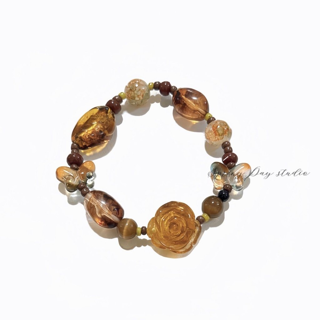 Sd studio Dry Rose โฮมเมดสร้อยข้อมือต้นฉบับสไตล์จีนประณีต High-End ...