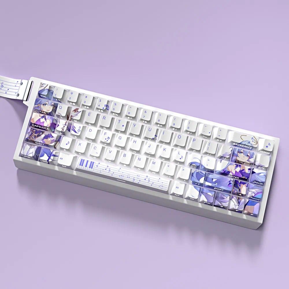 Robin Keycap Cherry Profile PBT Letter Side-แกะสลักการส่งผ่านแสง ...