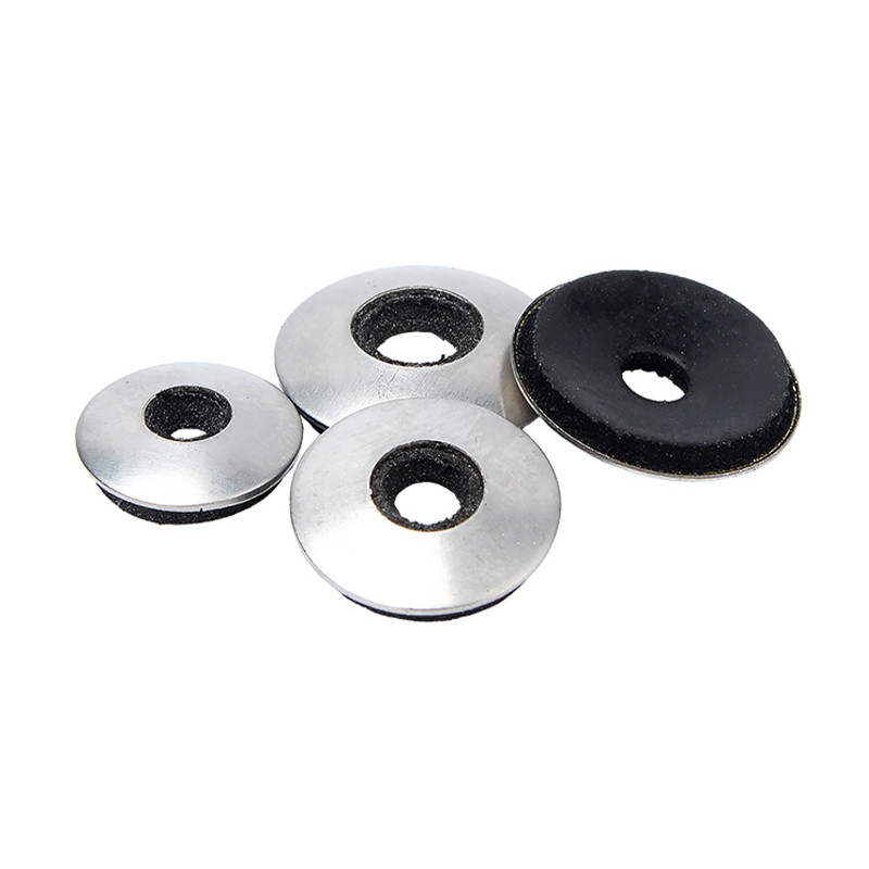 M4.2 M4.8 M5.5 M6.3 304 สแตนเลสปะเก็นกันน้ํา Bonded หลังคาเครื่องซักผ้าคอมโพสิตลื่นปะเก็น EPDM ...