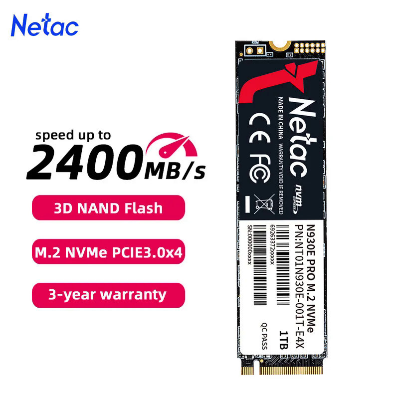 Netac NVMe SSD 1tb M2 SSD 512GB M2 NVME 256GB SSD Disk Hard Drive M.2 ...