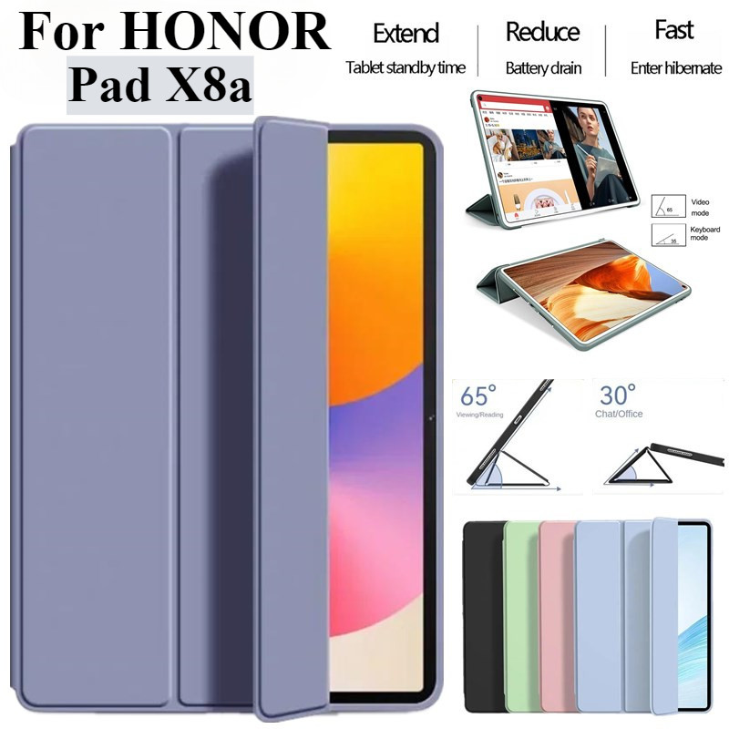 สําหรับ HONOR Pad X8a NDL-W09 11 นิ้ว 2024 แท็บเล็ตกันกระแทกหนังพลิก ...