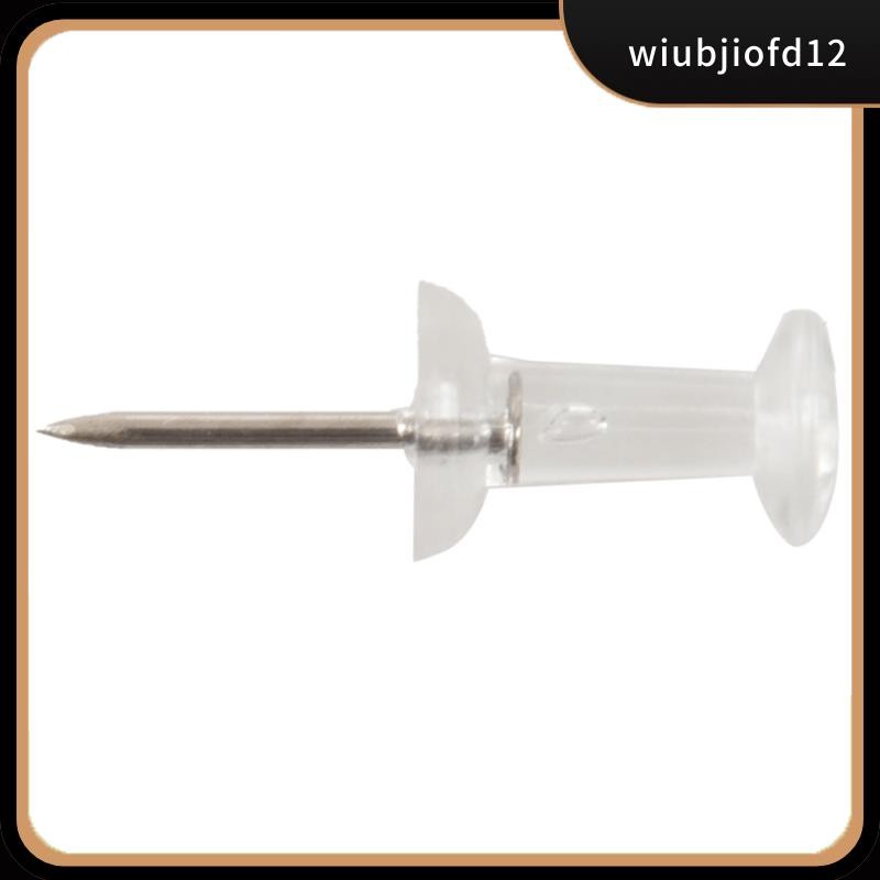 ใหม่สต็อก100 ชิ้น Push Pin Thumb Tack สีใส 3/8 นิ้ววาด Cork Board ...
