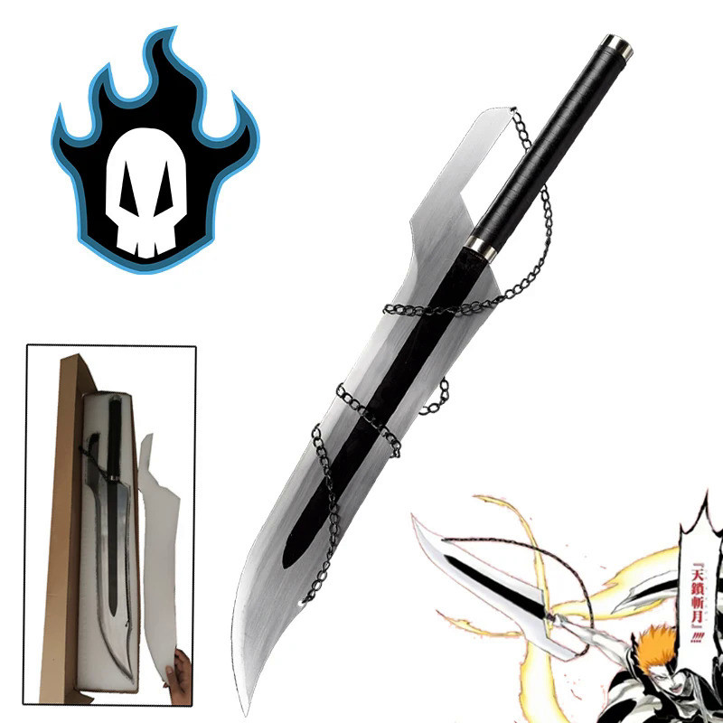 Fantastic Decoration Gift Ichigo Zangetsu Butcher Sword Hollow Blade ...