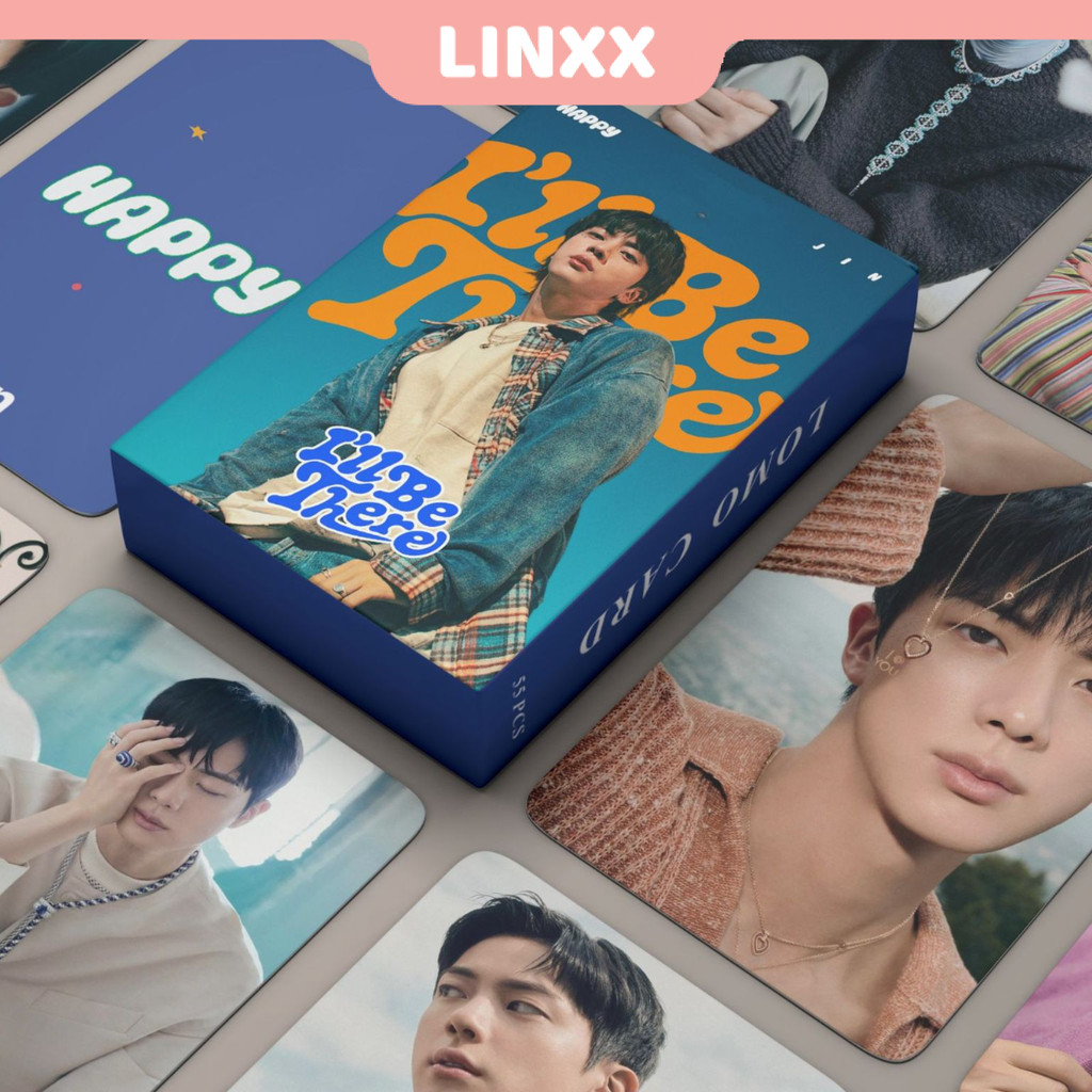 Linxx 55 ชิ้น JIN HAPPY อัลบั้ม Lomo Card Kpop Photocards โปสการ์ด ...