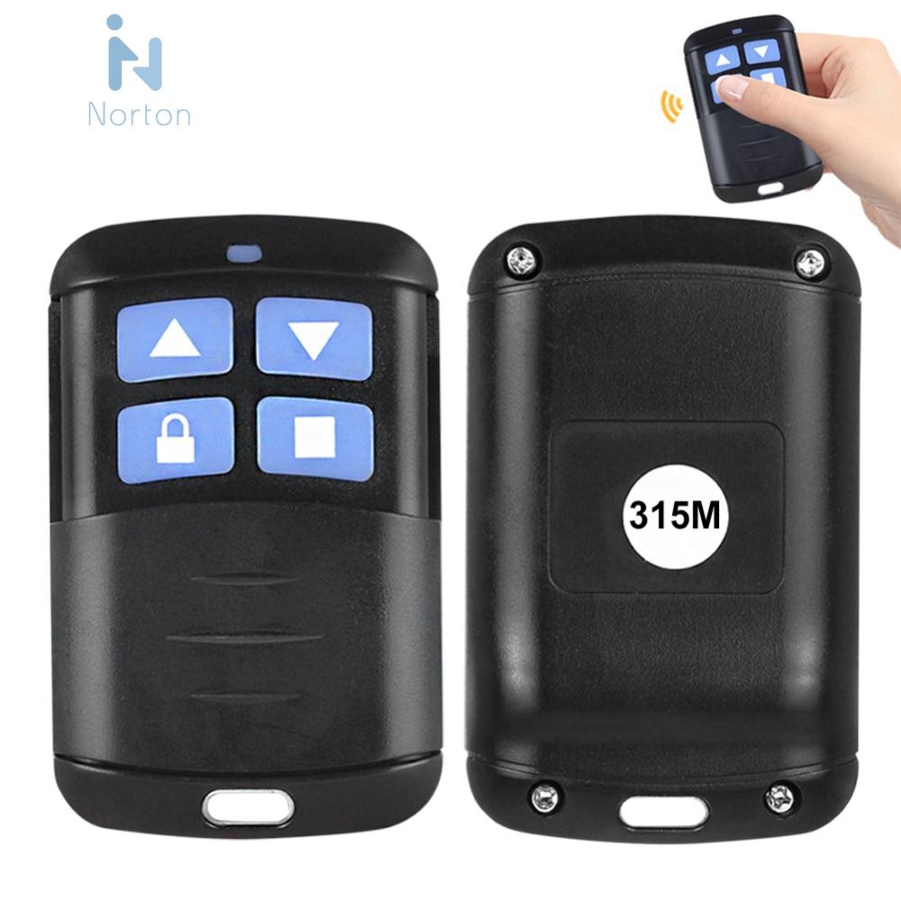เปิดประตูโรงรถ 315MHz/433MHz Universal Cloning Remote สําหรับประตูไฟฟ้า ...