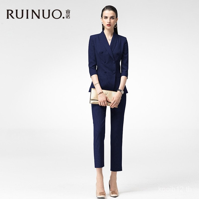 ชุดสูทผู้หญิง Ruino ฤดูร้อน แฟชั่นหรูหรา สำหรับการเดินทาง งานสัมภาษณ์ ...