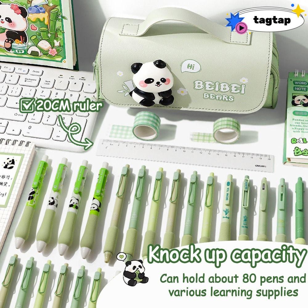 กระเป๋าปากกาบีบอัด TAGTAP กระเป๋าเครื่องเขียนความจุขนาดใหญ่มัลติฟังก ...