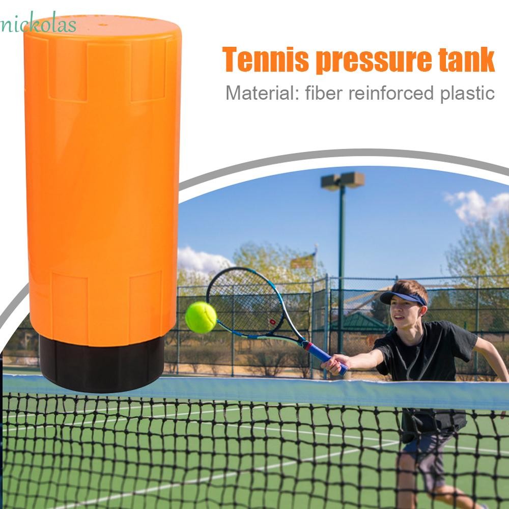 NICKOLAS Tennis Ball Saver Storage Jar ลูกเทนนิส Bouncing สีส้มซ่อม ...