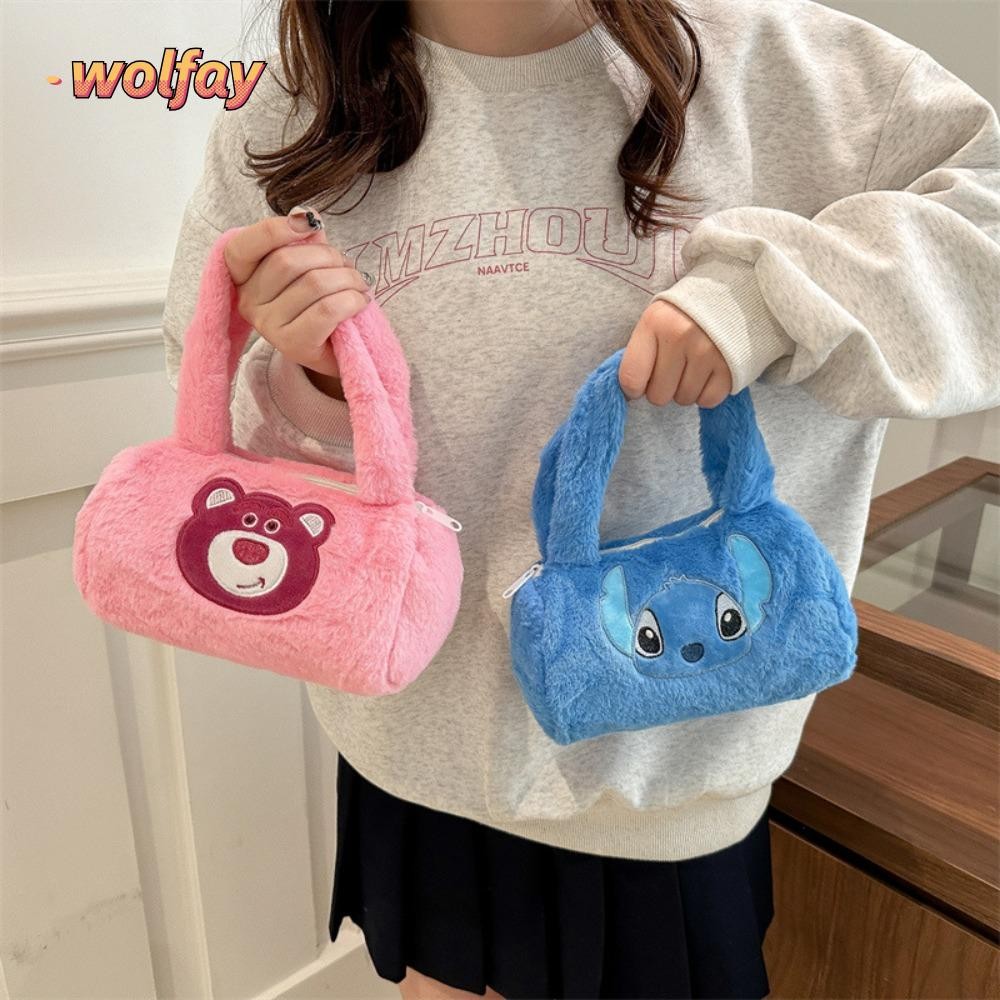 กระเป๋า WOLFAY Sanrio กระเป๋าถือ Capybara Plush Hello Kitty กระเป๋า ...