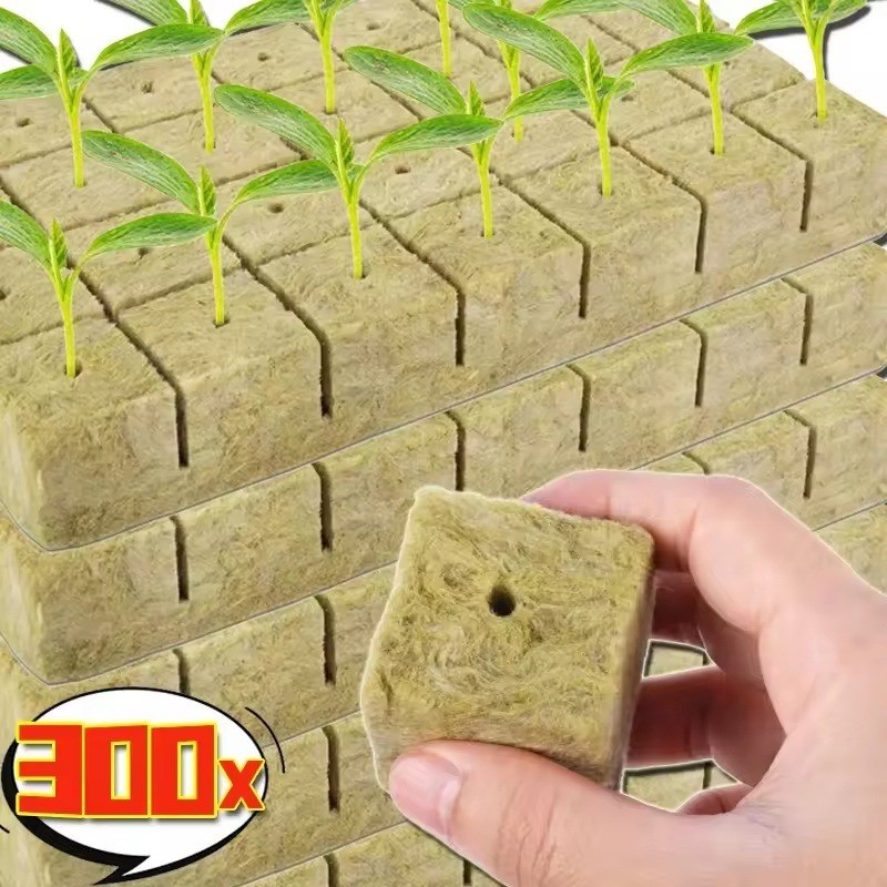 Rockwool Plant Starter Blocks - ปลั๊กปลูกต้นกล้าพืชสวน - Hydroponics ...