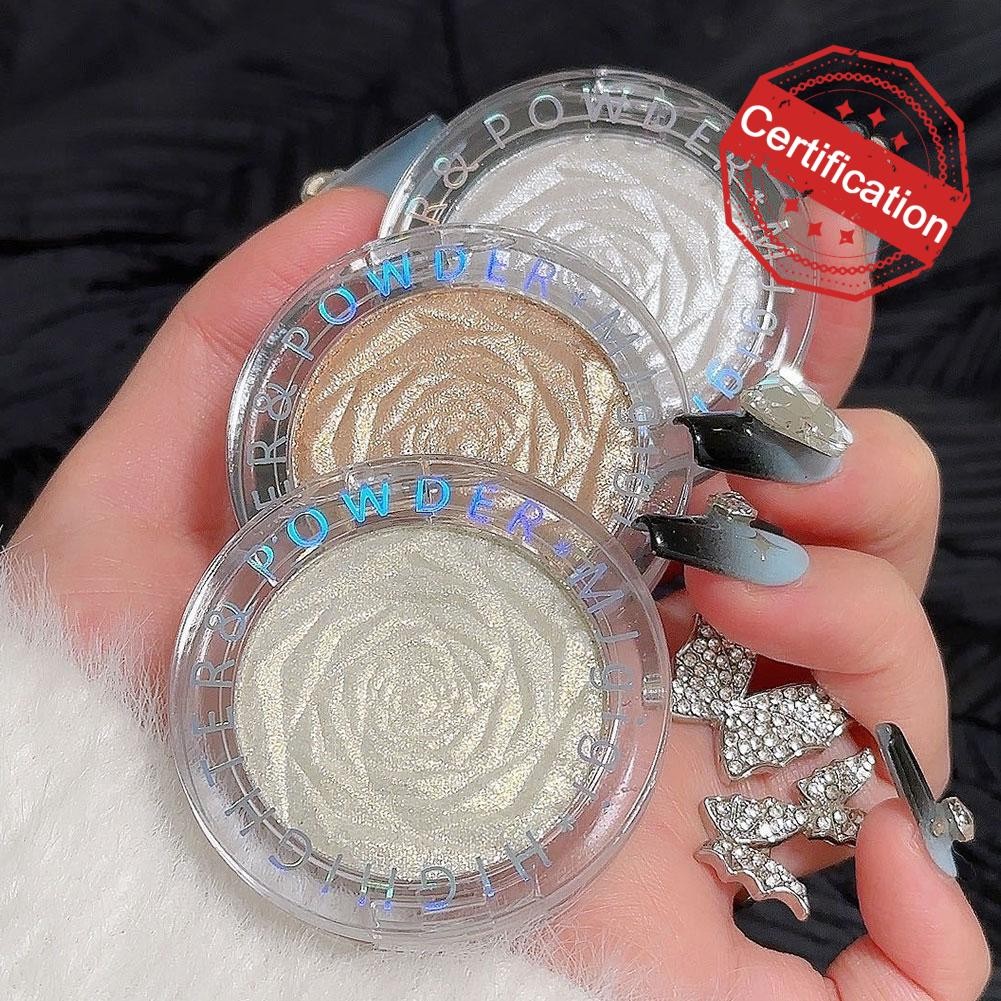 Rose Flower Translucent Highlight Powder Ginger Brightening Fairy Cake ...