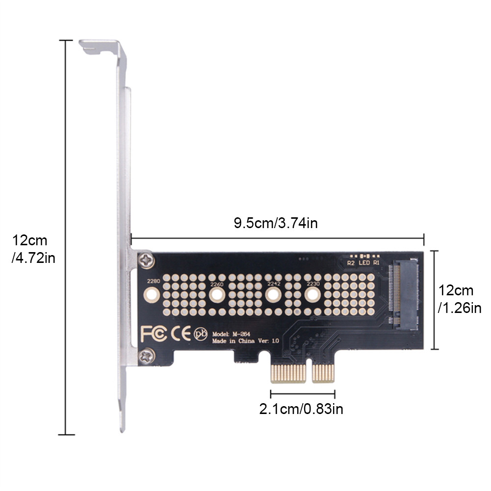 M.2 SSD Connector 4X 8X 16X NVMe PCIE SSD Riser รองรับ 2230 2242 2260 ...