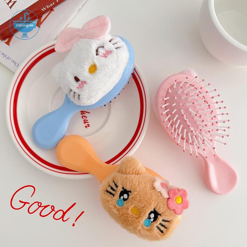 [trysingoin] แฟชั่น Hello Kitty มือถือนวดถุงลมนิรภัยหวี Sanrio อะนิเมะ ...