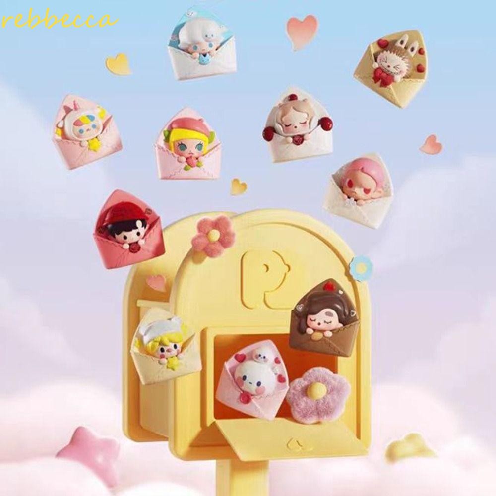 กล่อง REBBCCA, Love Letter Series POPMART Pop Bean อะนิเมะการ์ตูนรูป ...