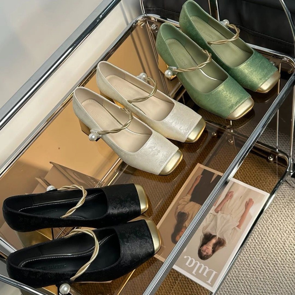 รองเท้าหนังขนาดเล็ก Peas รองเท้ารอบ Toe Beach หนา Soled Anti-Slip ...