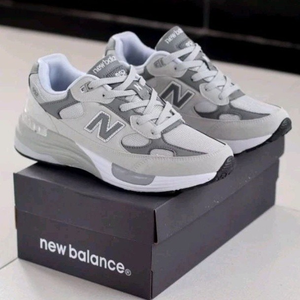 Hitam putih รองเท้าผ้าใบผู้ชายรองเท้า NB 992 USA Import Shoes new ...