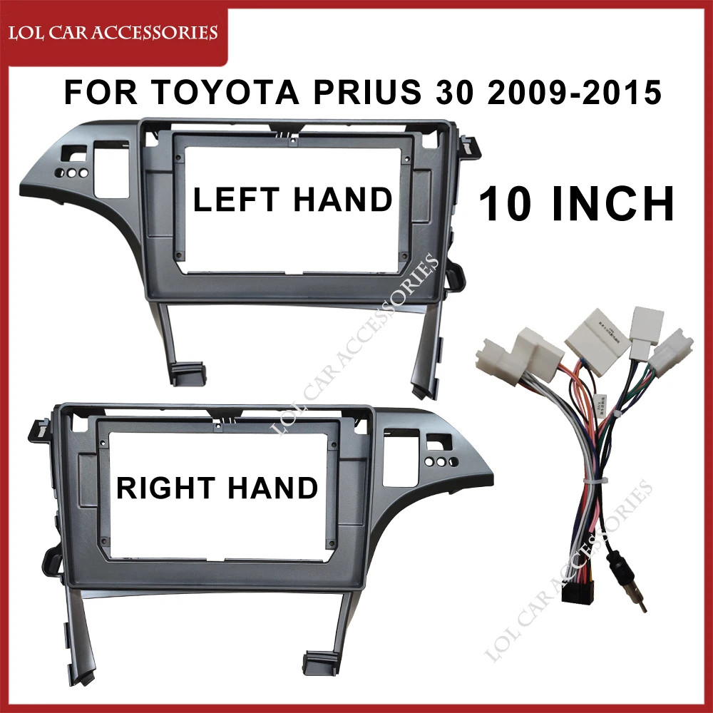 10 นิ้วสําหรับ TOYOTA Prius 30 2009-2015 รถวิทยุหัวหน่วย Android ...