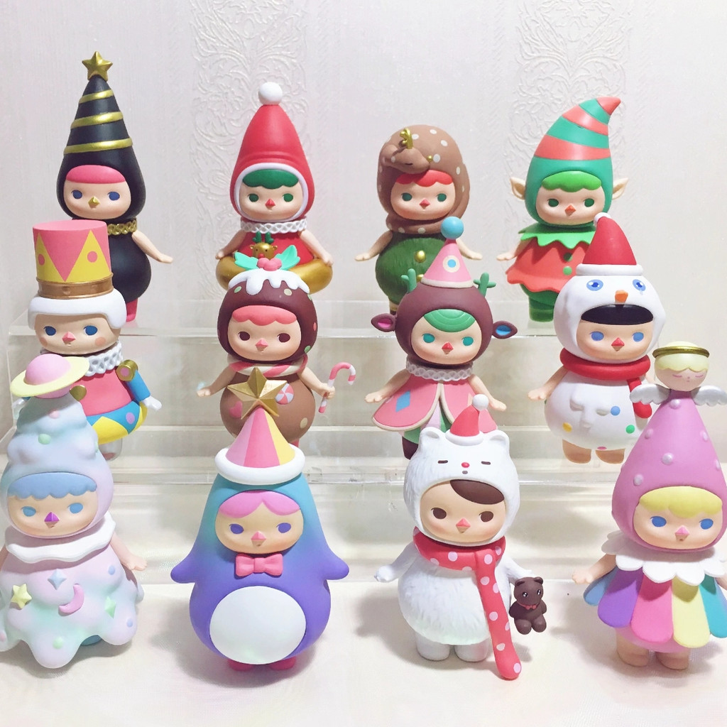 [ของแท้] Popmart Pucky elf Christmas baby series blind box basic style ...