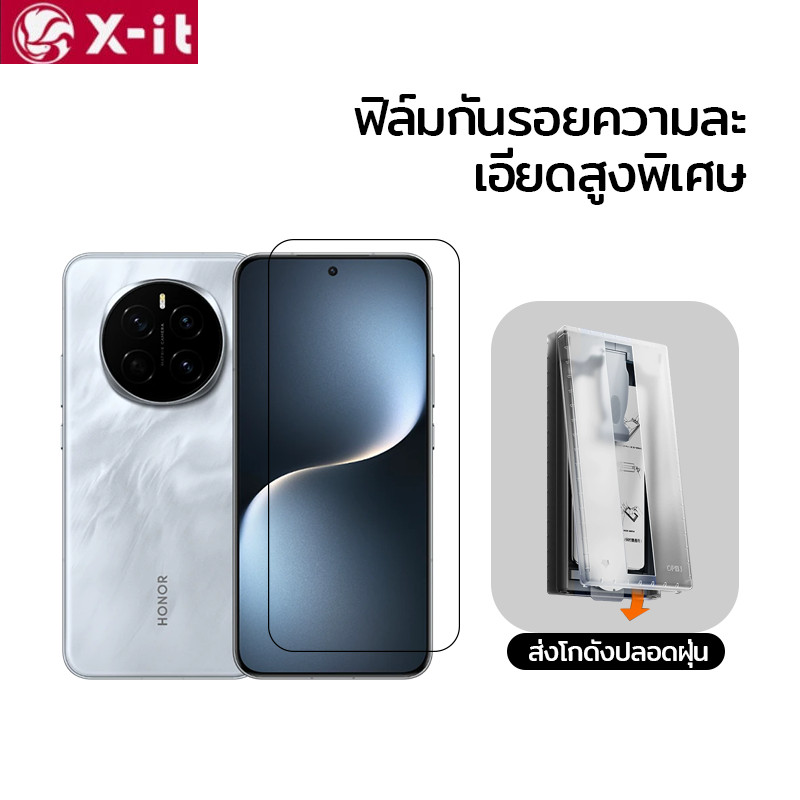 X-it 3D คลุมทั้งหมดโค้งไม่กระจกนิรภัยสําหรับ Honor 200/200pro 100 90 70 magic 5 6 pro พร้อม ...