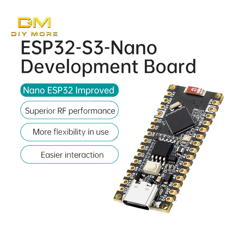 Diymore ESP32-S3 Nano WiFi บอร์ดพัฒนาบลูทูธ IoT Development Board ตาม ... Diymore ESP32-S3 Nano WiFi บอร์ดพัฒนาบลูทูธ IoT Development Board ตาม ...