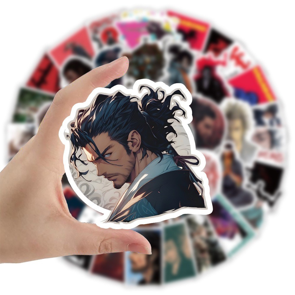 พร้อมส่ง Samurai โรนิน Ronin สติกเกอร์ sticker 50ชิ้น JAPAN Culture ...