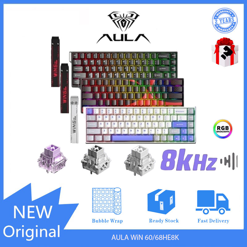 Aula WiN 60/68HE8K Rate 0 Dead Zone คีย์บอร์ดสวิตช์แม่เหล็ก | Shopee ...