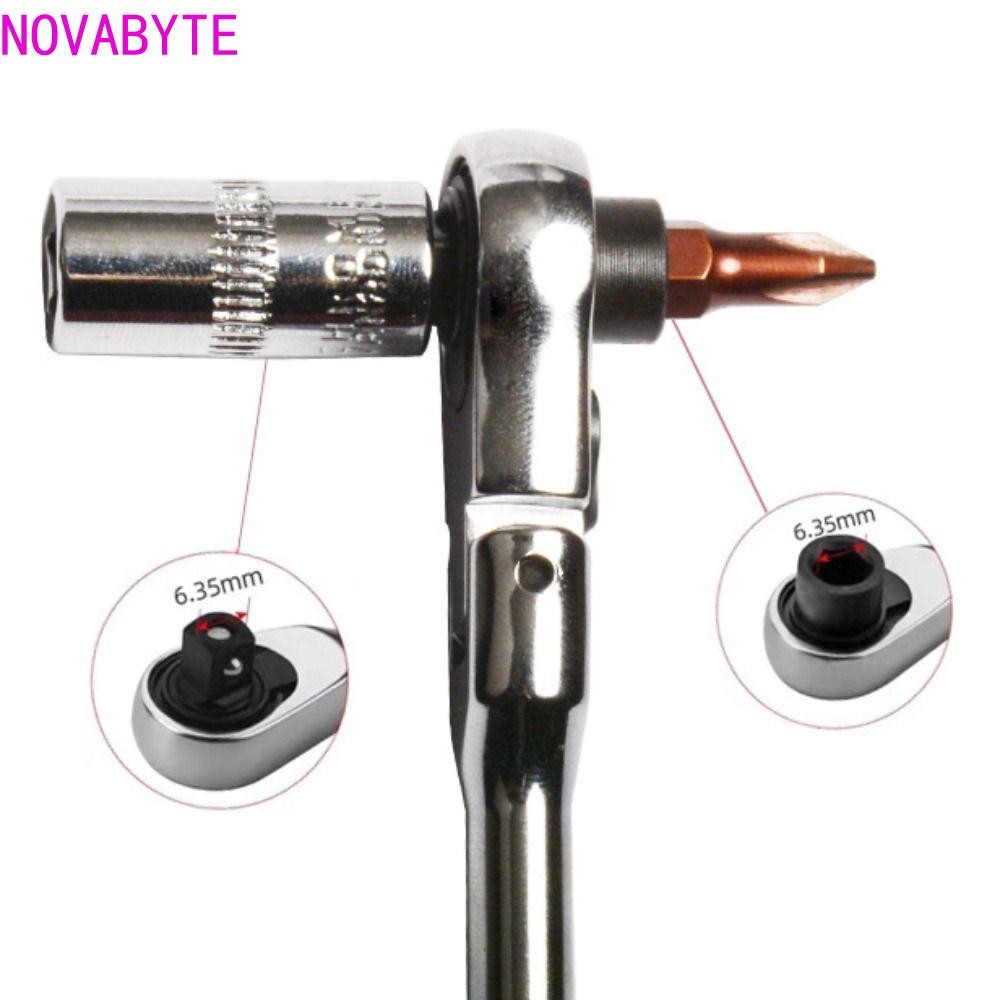 Novabyte 2 in 1 ประแจวงล้อ, 1/4 นิ้ว 72 ฟันประแจขนาดเล็ก,แบบพกพารอบจับ ...