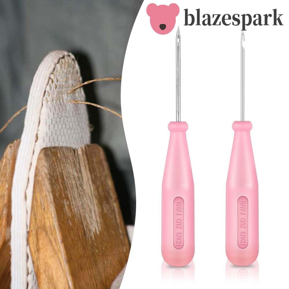 Blazespark เข็มซ่อมรองเท้า DIY เหล็กหนังหัตถกรรมพลาสติกคู่มือ Hand Stitcher | Shopee Thailand