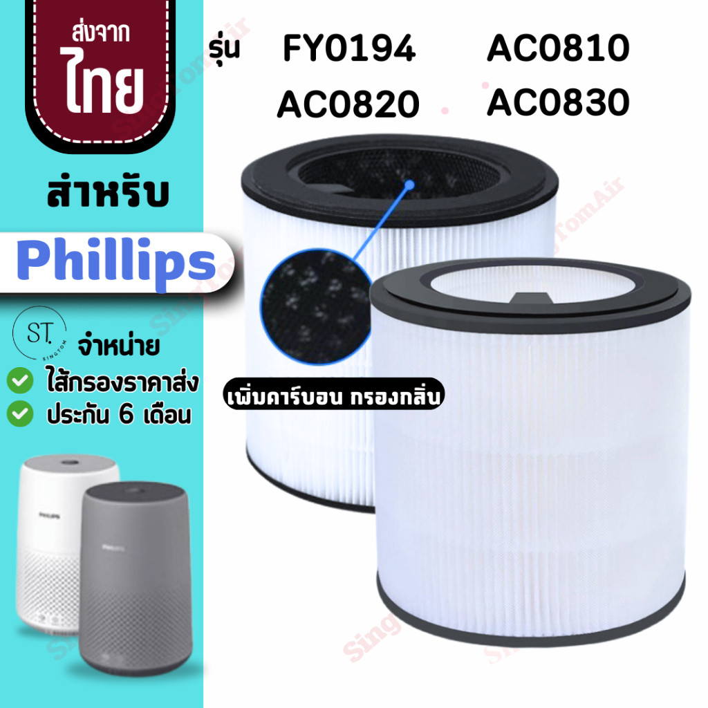 Fy0194 FY04 AC0830 ไส้กรองอากาศ Philips FY0194 ไส้กรองอากาศ ไส้กรอง ...