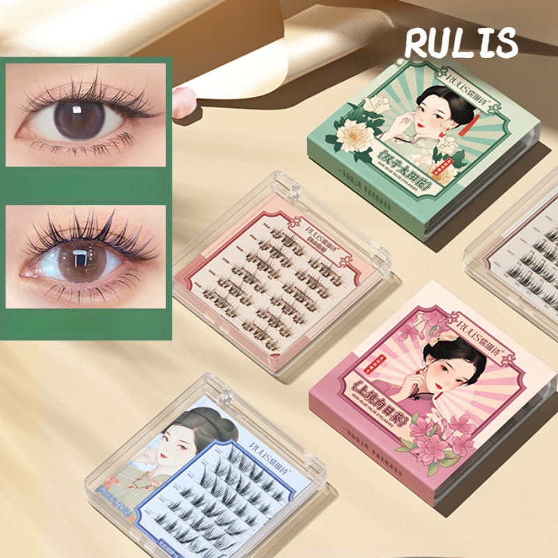 RULIS ขนตาปลอมไร้กาว ถ่ายรูปสวยเป็นธรรมชาติ มีกาวในตัวตุ๊กตาบาร์บี้ขี้ ...