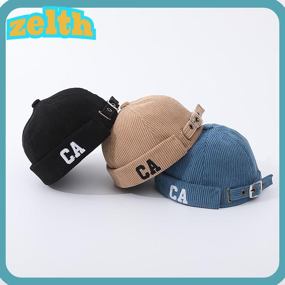 Zelth Baby Corduroy Docker Cap, Brimless หมวกบีนนี่สไตล์ญี่ปุ่น,สวมใส่ ...