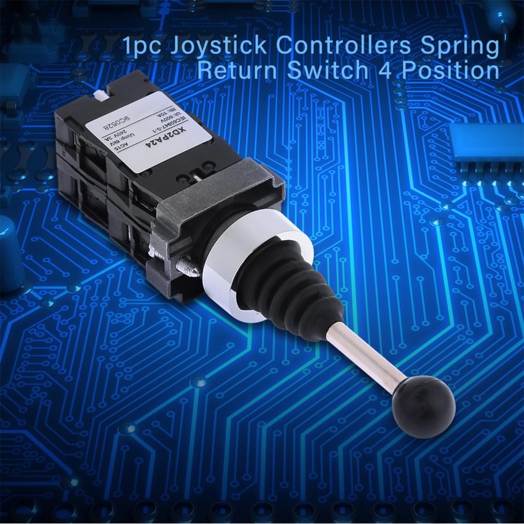 1 PC จอยสติ๊กตัวควบคุมฤดูใบไม้ผลิสุทธิสวิทช์ 4 ตำแหน่ง Joy Stick ...