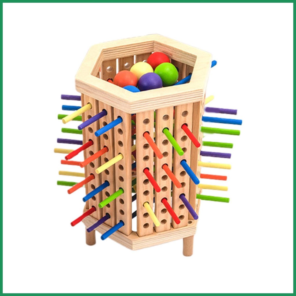 Stick Pull Game Balance Tower Pick Up Game เกมกระดาน Fine Motor Skills ...