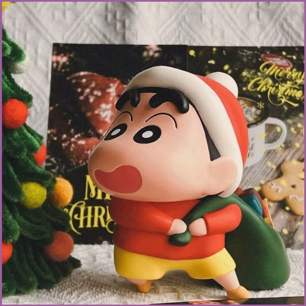 Yb Crayon Shin-chan Action Figure ธีมคริสต์มาส Nohara Shinnosuke พกพา ...