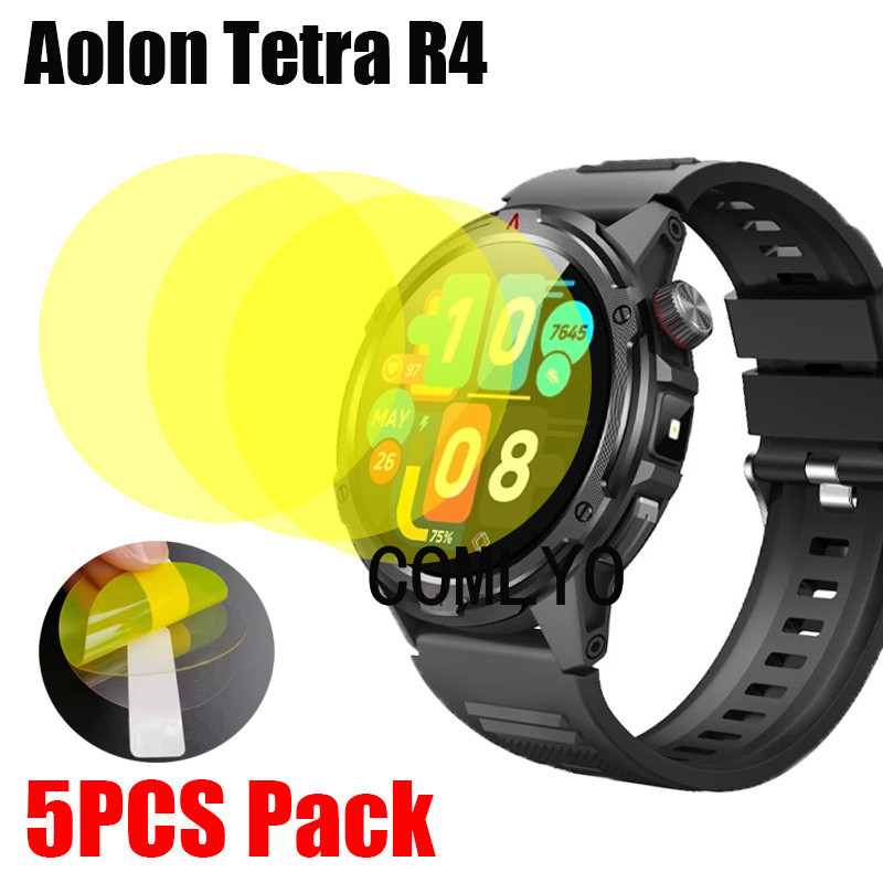 สําหรับ Aolon Tetra R4 สมาร์ทนาฬิกาป้องกันหน้าจอ HD ฟิล์ม TPU | Shopee ...