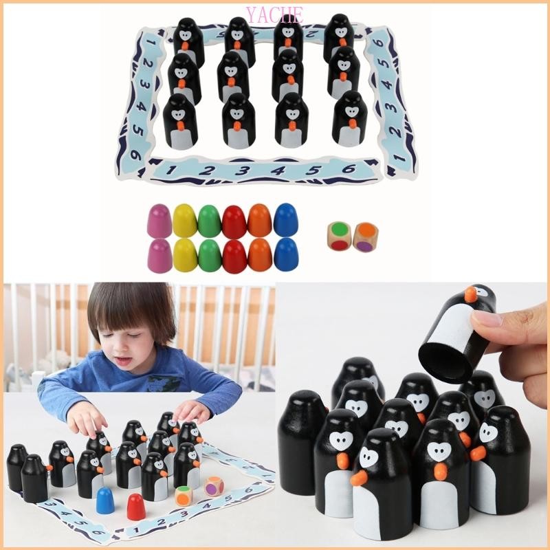 Jache Memory Match Stick Brain Teaser ของเล่นหน่วยความจําหมากรุก Penguin Memory Game | Shopee ...