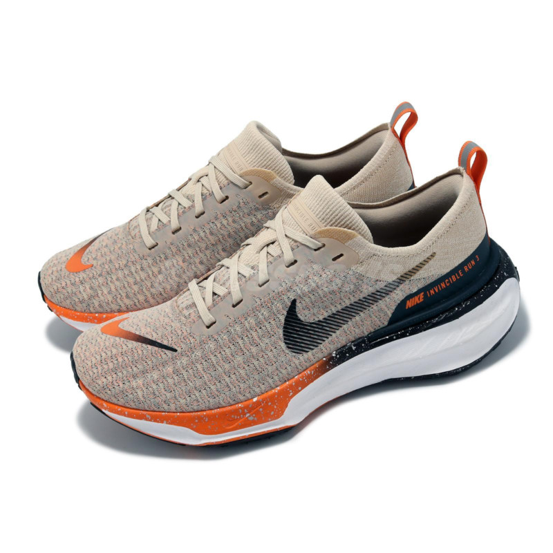 Nike ZoomX Invincible Run FK 3 Oatmeal Safety Orange รองเท้าวิ่งผู้ชาย ...