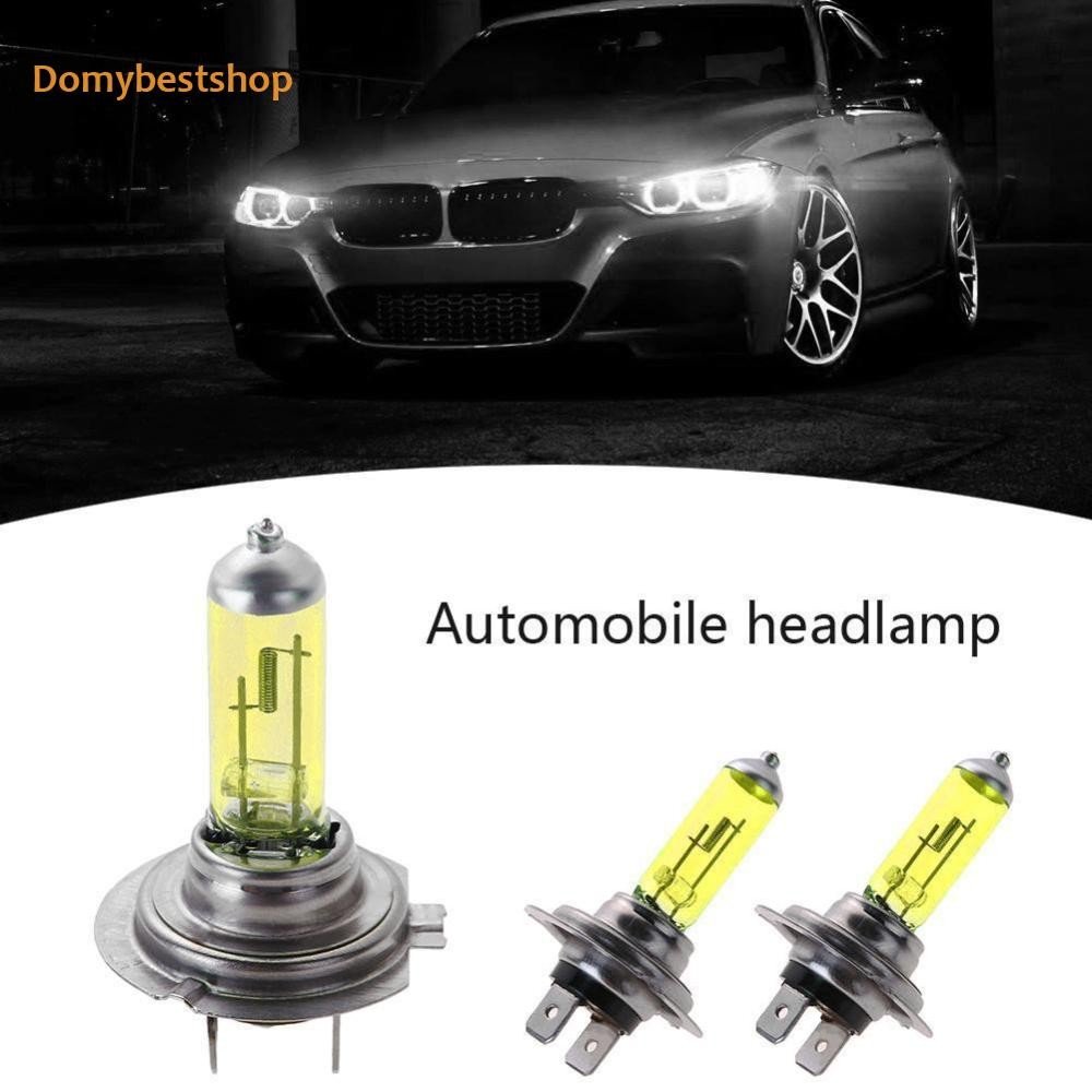 ♥ 1 PC H7 12V 55W 4,000K-4,500K Golden Yellow Halogen Lamp หลอดไฟหน้ารถ ...