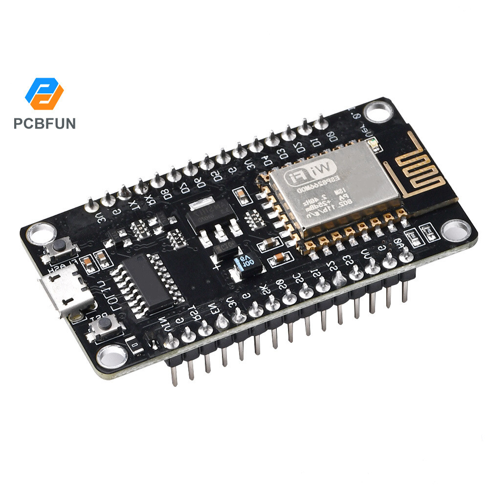 Pcbfun WiFi NodeMCU V3 ESP8266 ESP-12E บอร์ดพัฒนาพร้อมอินเทอร์เฟซ Micro ...