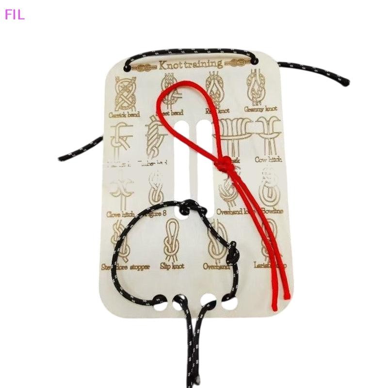 Fil Learn Knot Training Board, Beginner-Friendly Knot Tying Kit 16 ...