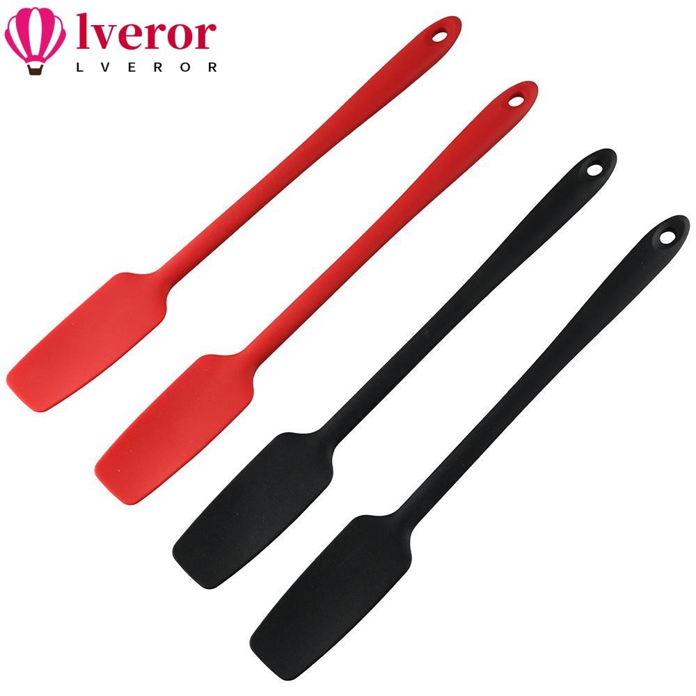 LVEROR 4 ชิ้นซิลิโคน Scraper, ไม้พายยางไม่ติดทนความร้อน, ทําความสะอาดง่ายซิลิโคนด้ามยาวสแตนเลส ...