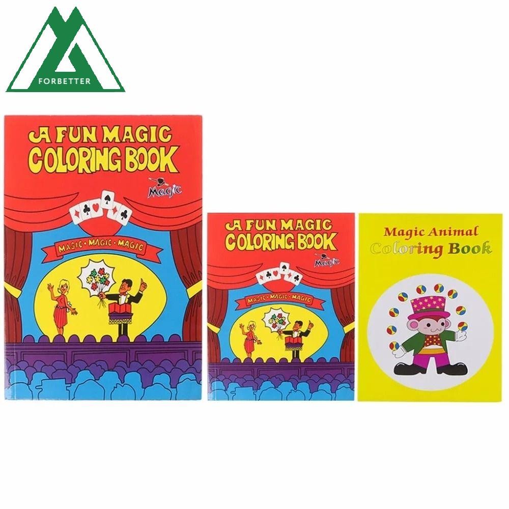 FORBETTER Magic Trick Book, Magic Prop Comedy Magic สมุดระบายสี ...