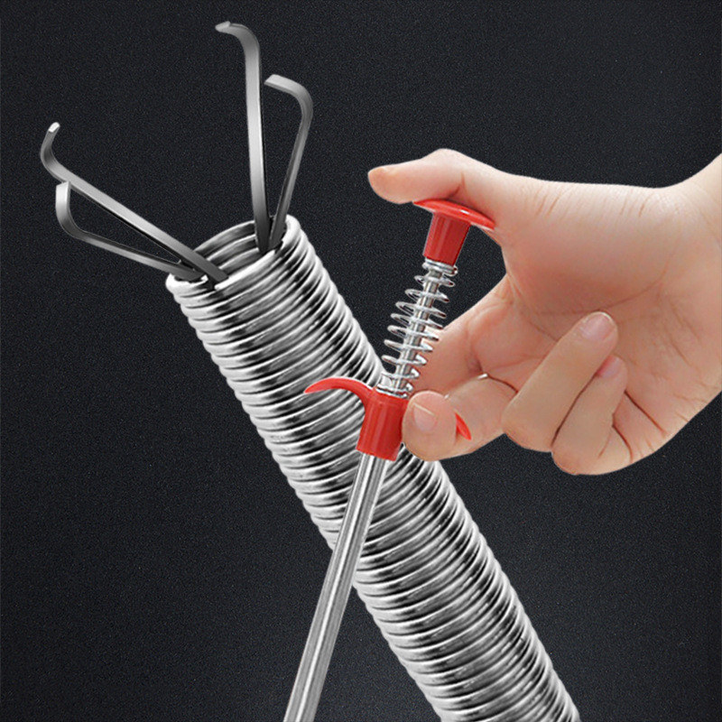 ท่อระบายน้ํา Hand-Pinch ท่อระบายน้ํา Bendable ถังขยะคลิป Dredger ...