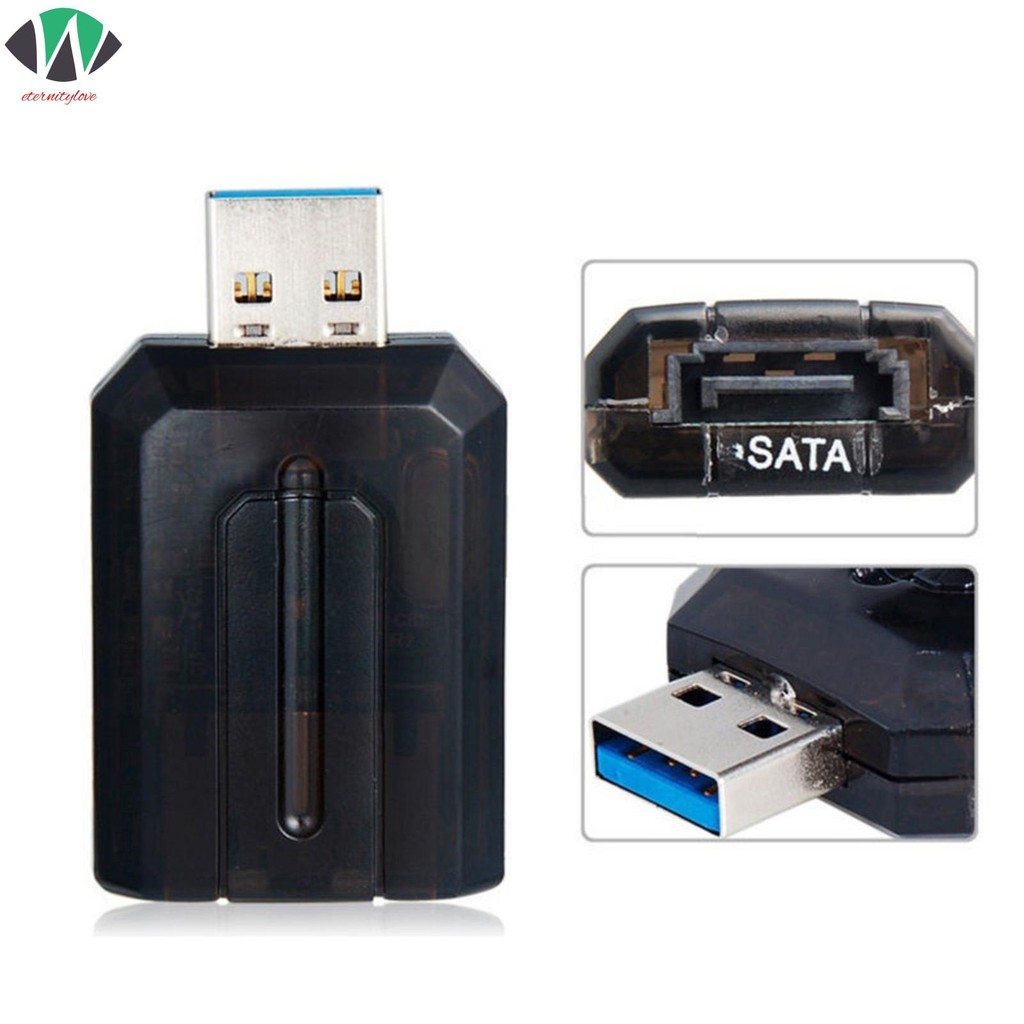 อะแดปเตอร์ USB 3.0 Male-To-Female ตัวแปลง SATA 3Gbps ความเร็วสูงสําหรับ ...