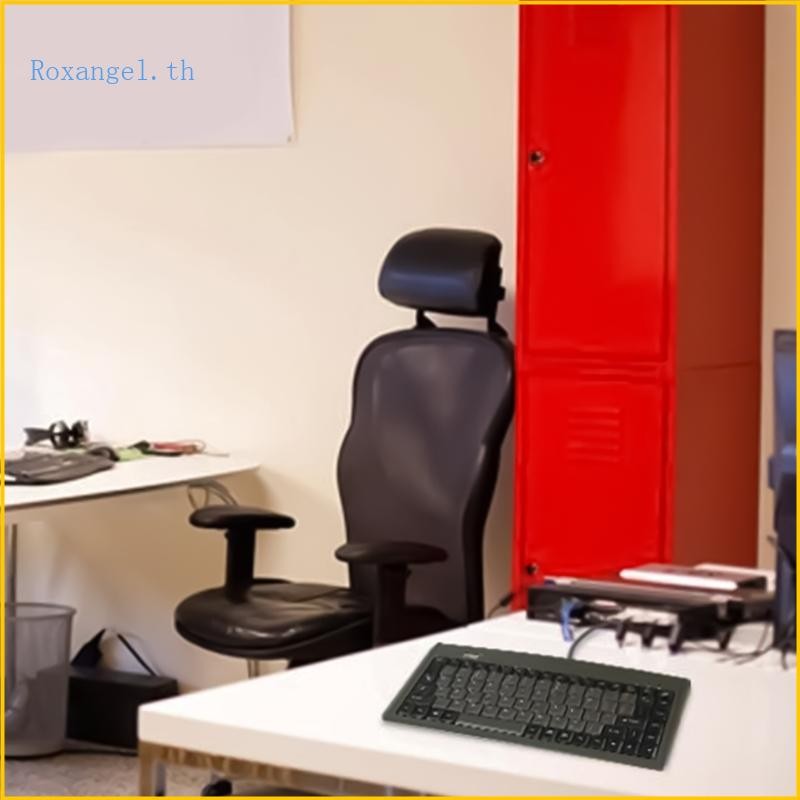 คีย์บอร์ด USB ROX Ergonomic 88 คีย์พร้อมการออกแบบป้องกันน้ําสําหรับใช้ ...