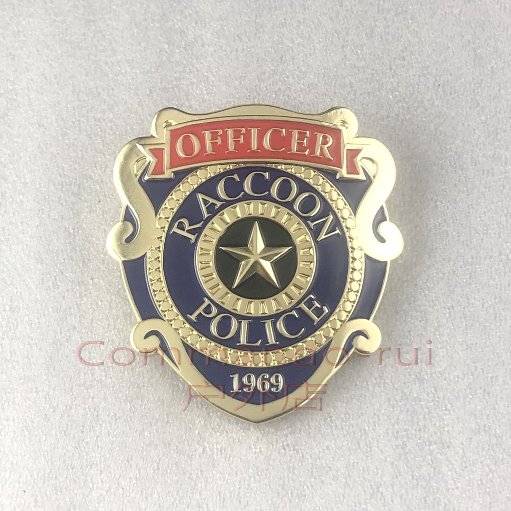 Resident Evil Remake Biohazard re2 Raccoon City RPD OFFICER ป้ายป้าย ...