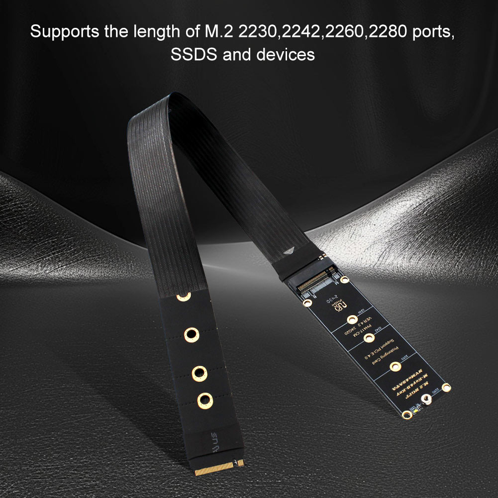 M.2 NVME NGFF M-Key SSD Extension Cable M.2 NVME Extender Solid Drive ...